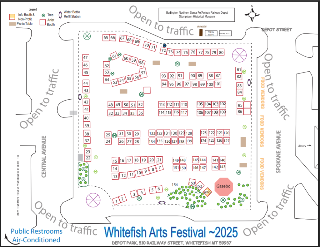 Park Map – Whitefish Arts Festival